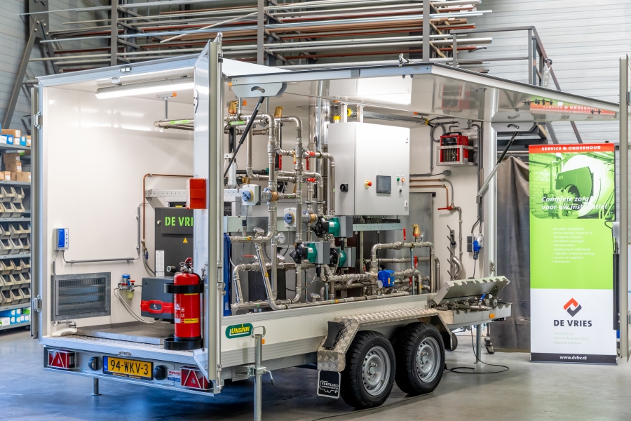 MObile Boiler Unit (MOBu) | DE VRIES Warmte & Stoomtechniek BV